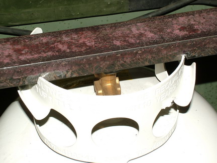Off-Road Camping Trailer Propane Tank Mount